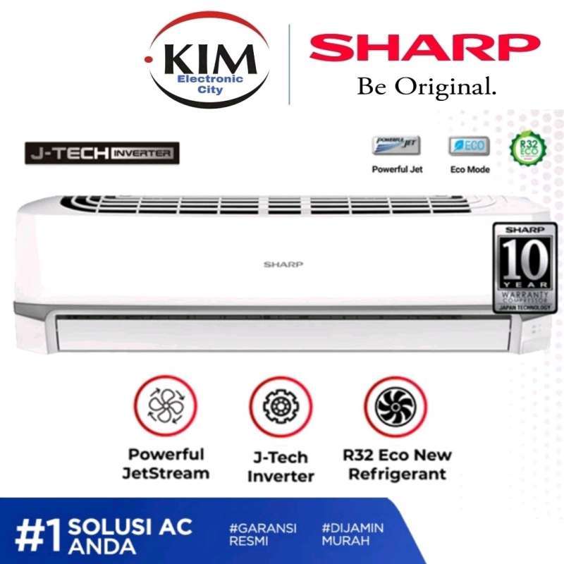 Jual AC SHARP THAILAND AH-X13ZY 1.5 PK INVERTER R32 [INDOOR+OUTDOOR ...