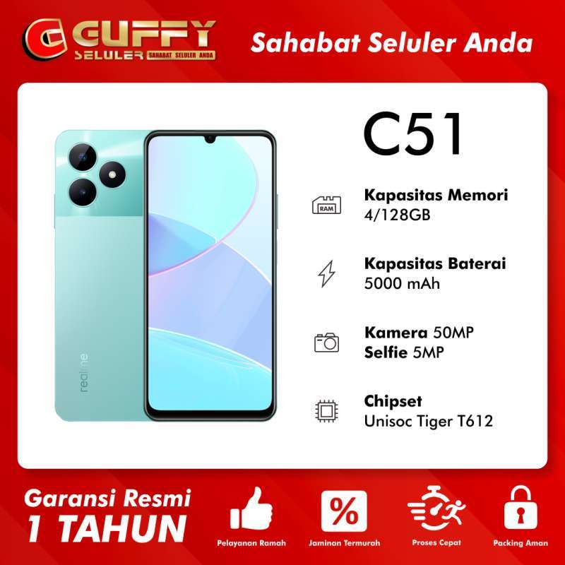 Jual Realme C51 4/128gb Di Seller Guffy Seluler - Guffy Seluler Kantor Pusat - Kota Semarang ...