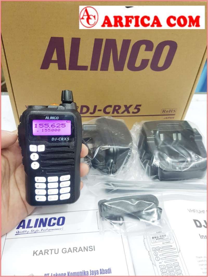 Promo Ht Alinco Dj Crx 5 Dual Band Diskon 23% Di Seller Pt. Wakasa Pratama - Grogol, Kab ...