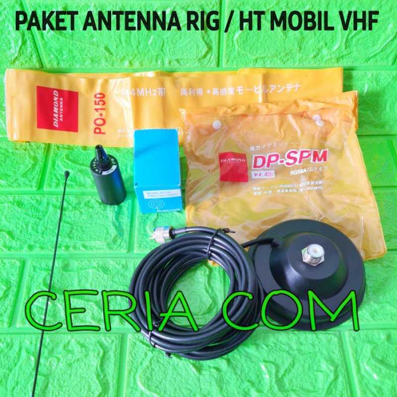 Promo PAKET ANTENA LARSEN RADIO RIG/HT PLUS BRACKET MAGNET RG58 Diskon 23% di Seller PT. Wakasa ...