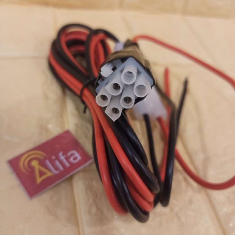 Promo Kabel Dc Cord 6 Pin Untuk Radio Hf Ssb Icom Kenwood Yaesu Alinco ...