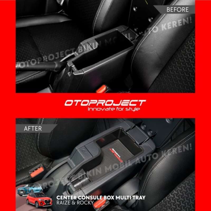 Promo Sale Console Box Multi Tray Mobil Raize Rocky Otoproject Diskon ...