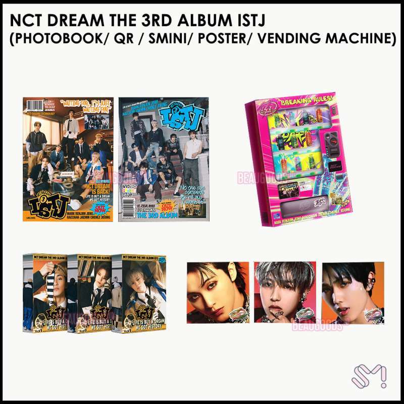 Jual NCT DREAM ISTJ The 3rd Album Photobook/ Smini/ QR/ Poster/ Vending ...