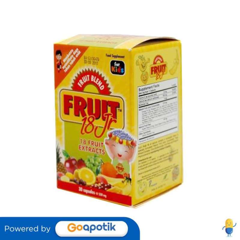 Jual Fruitblend 18 Junior Kids Botol 30 Kapsul Di Seller Apotek Sanjaya ...