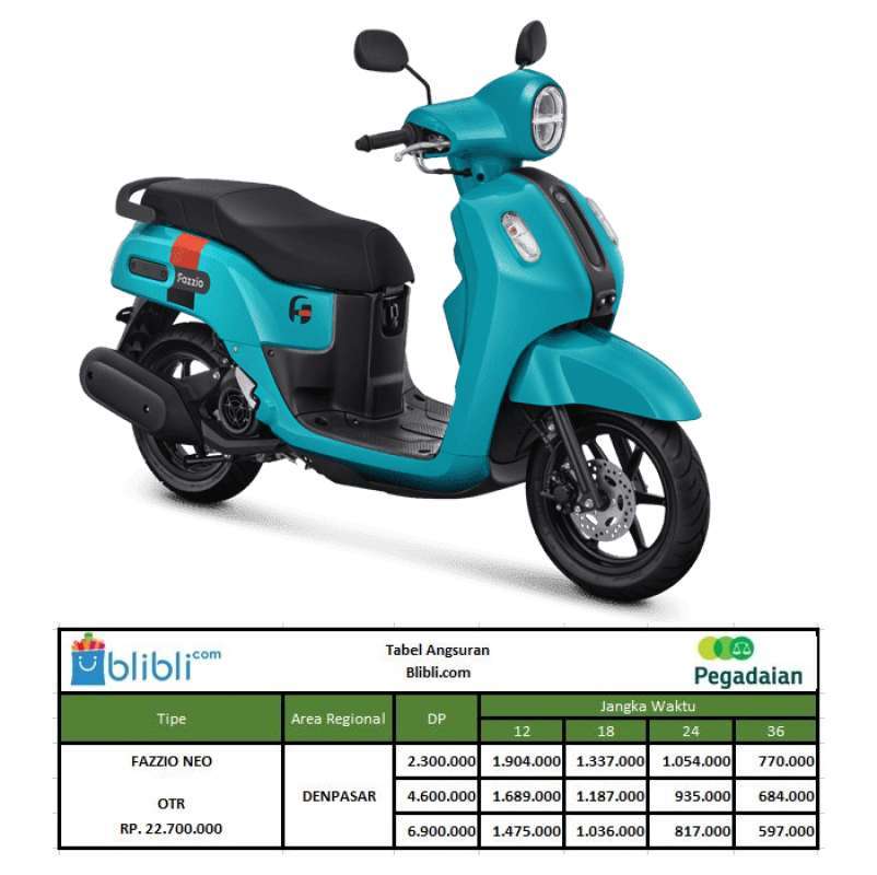 Jual Pegadaian - [dp] Yamaha Fazzio Hybrid Connected - Neo Version ...