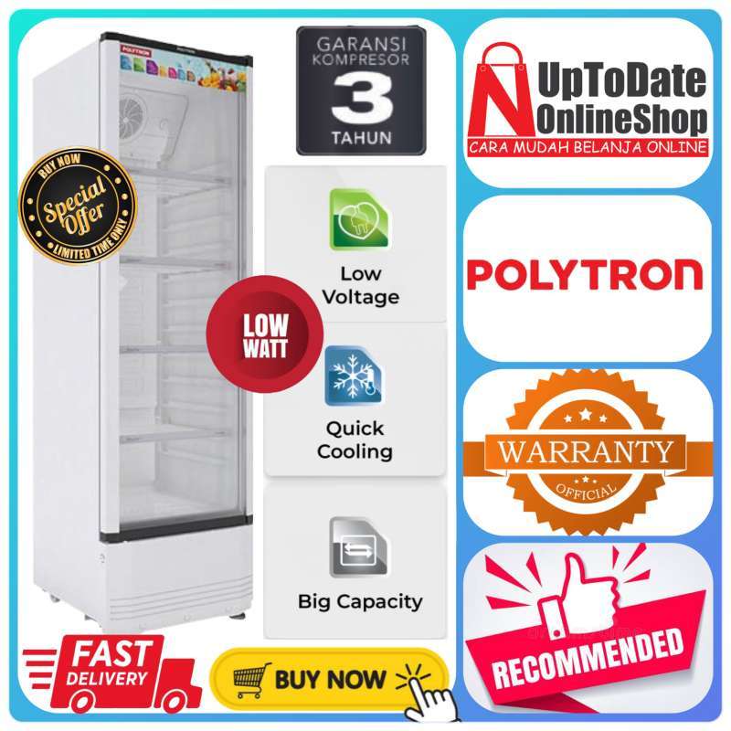 Jual Polytron Showcase 280 Liter Original, Murah & Diskon Januari 2024 ...
