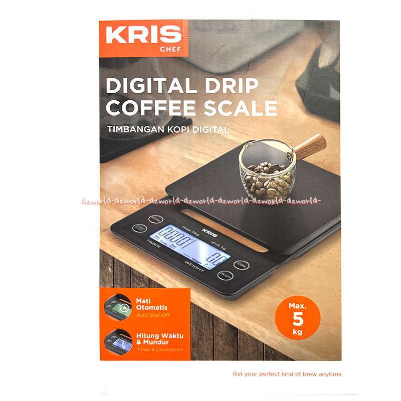 Jual Kris Chef Digital Coffee Scale Max 5kg Krischef Timbangan Digital ...