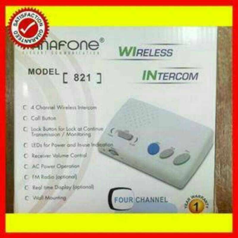 Promo Mesin Intercom Panaphone 821-intercom Wireless #best Seller ...