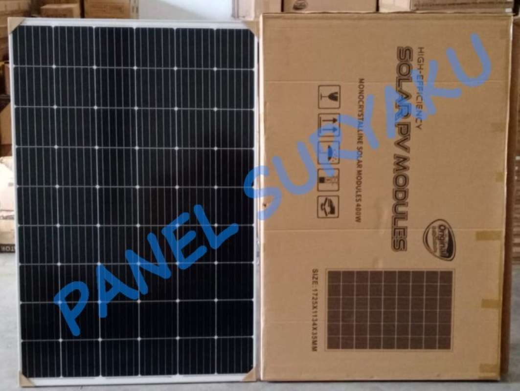 Promo SOLAR PANEL PANEL SURYA 400WP MONO ORI CELL PERC FREE MC4 ...