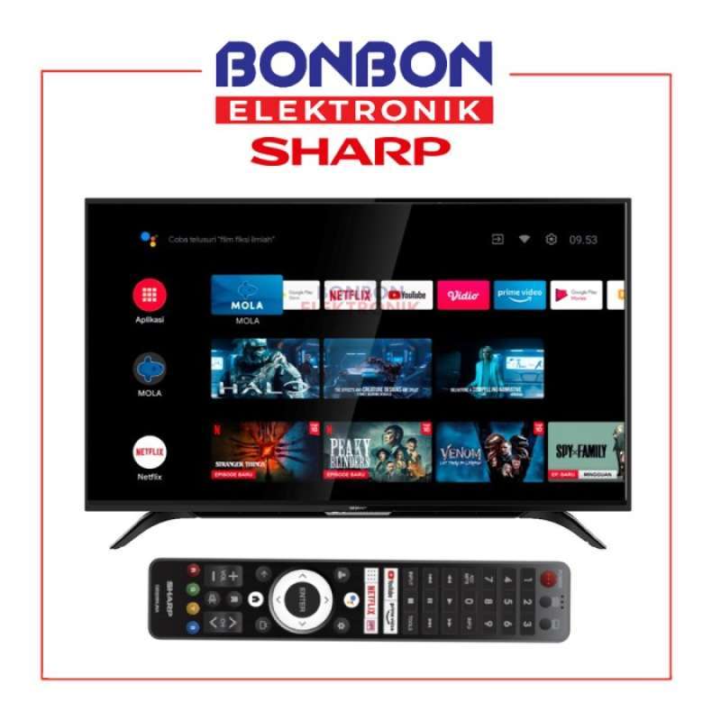 Promo Sharp Led Tv 32 Inch 2T-C32Eg1I Android Smart Dvb-T2 / 32Eg1I Diskon 4% di Seller SN ...