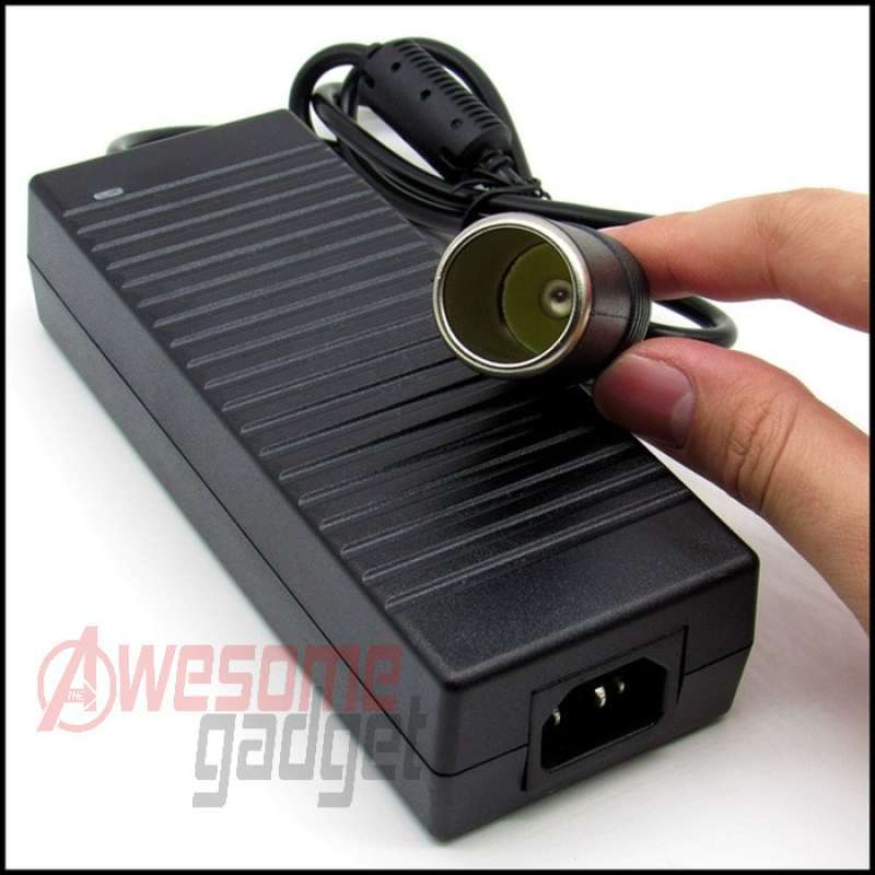Promo Dc Ac Adapter Converter 10A 120W Pompa Ban Mobil Ke Colokan Rumah ...