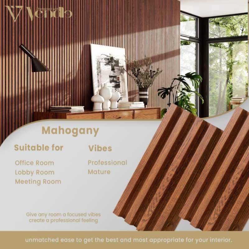 Promo Blackwhitewpc Wall Panel Dinding 24mm - 3d Wall Panel Wood Dekor ...