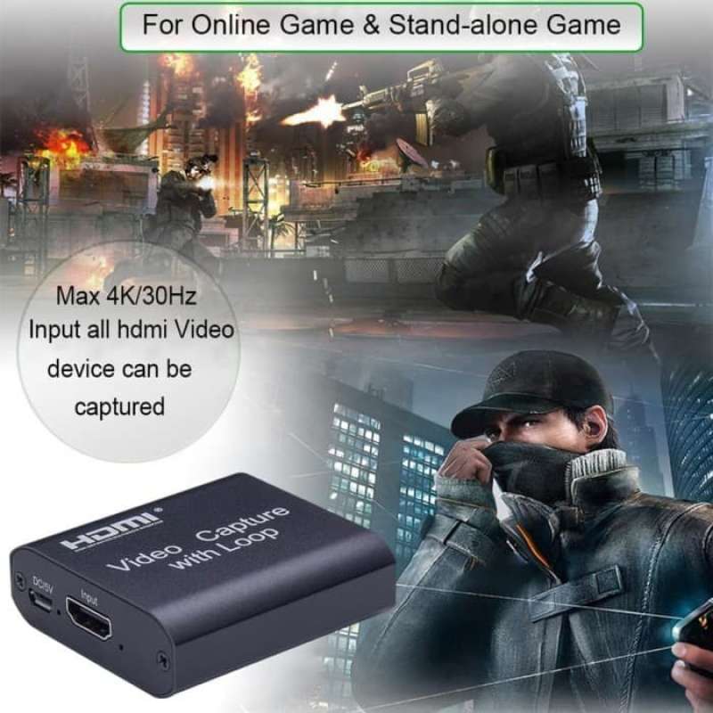 Promo Hdmi Video Capture Card 4k With Loop Usb 2.o Diskon 23% Di Seller ...
