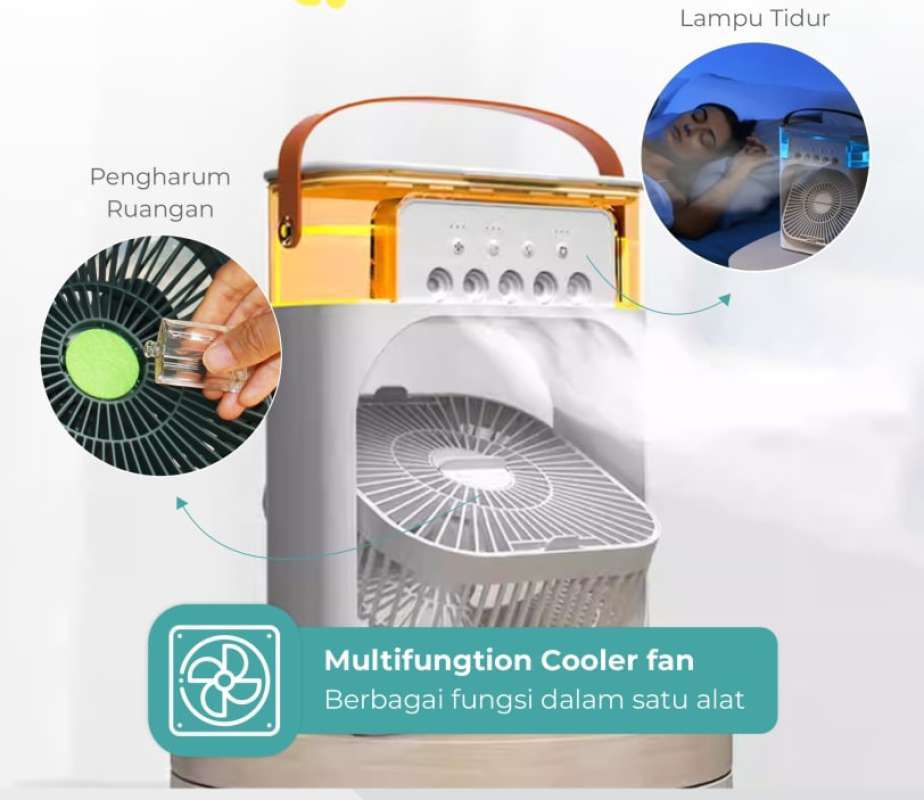 Promo Mini Ac Portable Kipas Angin Pendingin Air Cooler Mobil Dan ...
