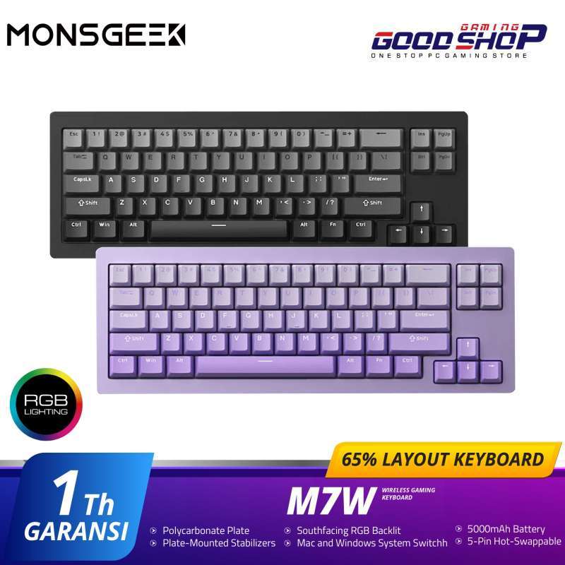 Jual MONSGEEK M7W Pre-Built - Mechanical Keyboard di Seller GOOD GAMING ...