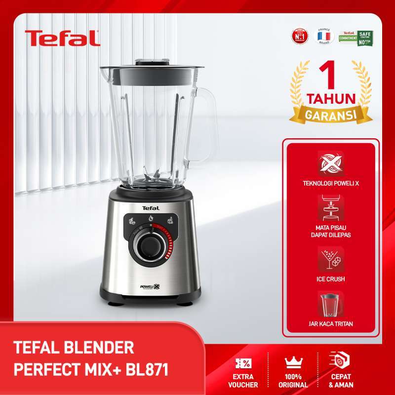 Promo Tefal Blender Perfect Mix+ Bl871 Diskon 13% Di Seller Tefal Official Store - Tefal ...