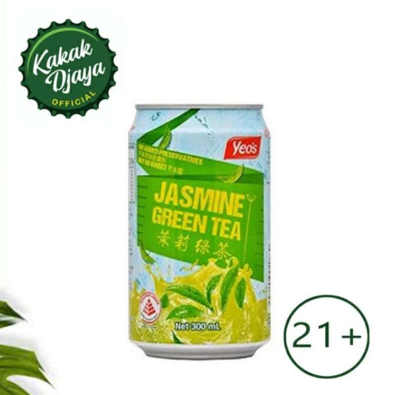 Promo GREEN YEO'S YEOS JASMINE GREEN TEA TEH HIJAU KALENG CAN 300ML ...