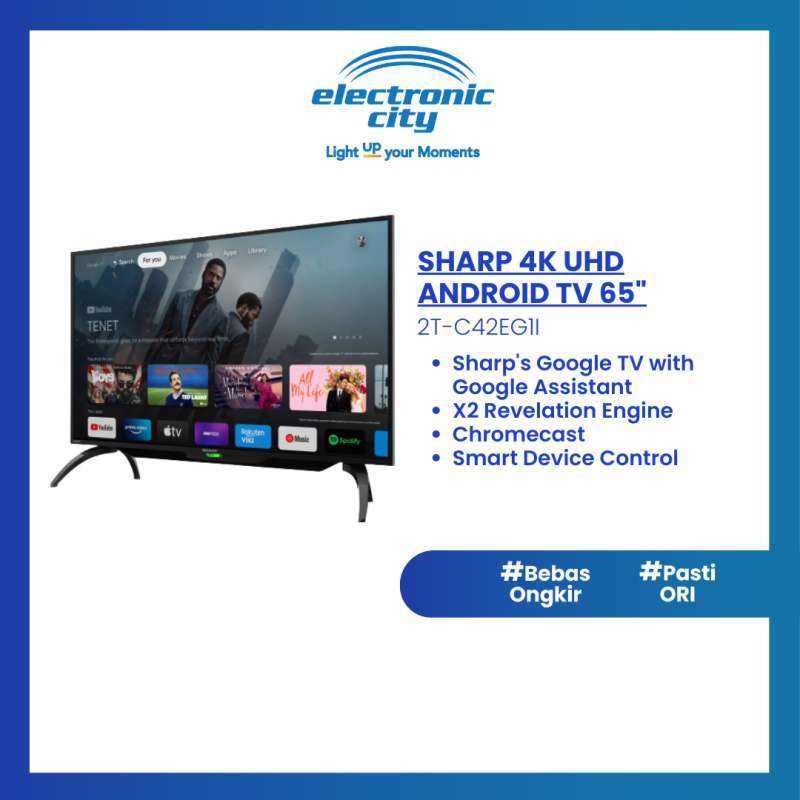 Promo Sharp 42 Inch Android Smart Tv - 2t-c42eg1i Diskon 9% Di Seller ...