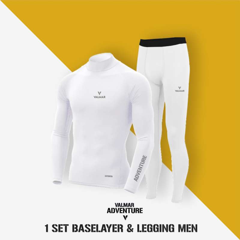 Jual Satu Set Baselayer Dan Legging Pria Adventure Original / 1 Paket ...