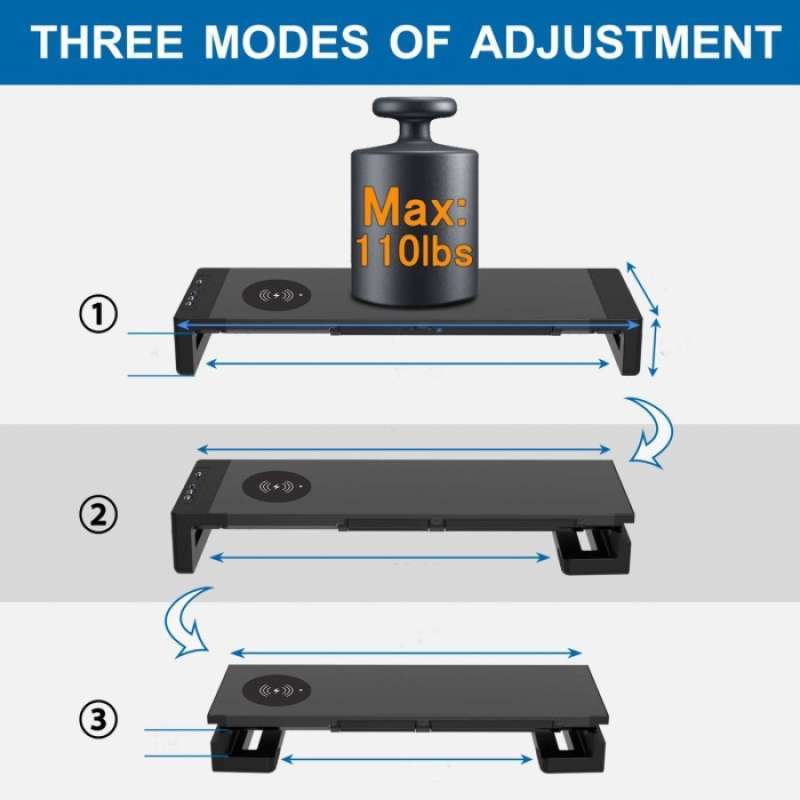 Promo Meja Laptop Komputer Gaming Multiguna Desk Monitor Stand USB Port ...
