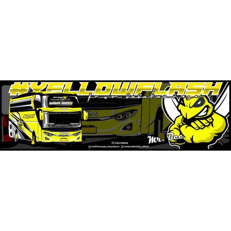Jual 10 Stiker Busmania Model Panjang Di Seller Antik Shop Bandung ...