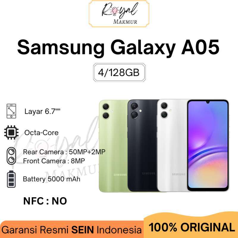 Jual Samsung Galaxy A05 4/128 Gb - Garansi Resmi - Silver Di Seller ...