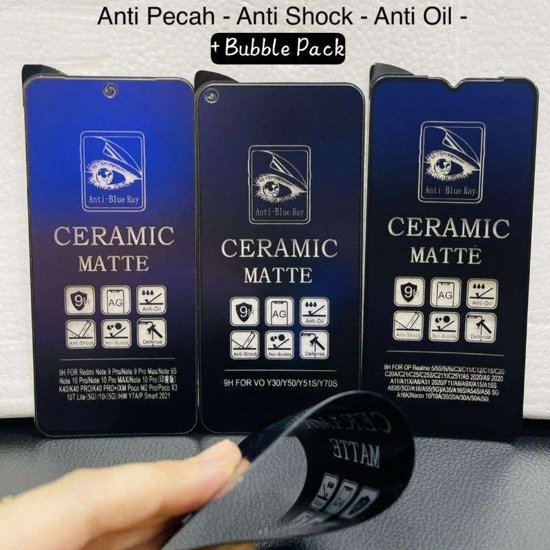Promo Anti Gores Layar Ceramic Anti Blue Ray Anti Pecah Full Glue ...