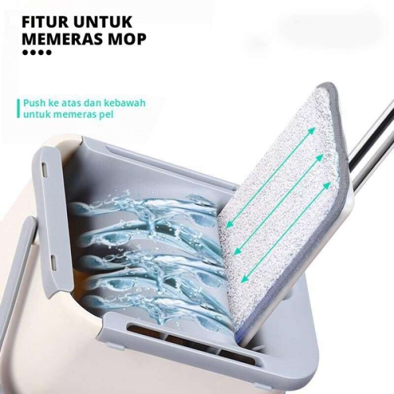 Jual Ultra Mop Set Alat Pel Lantai Praktis Pengepel Otomatis 360 ...