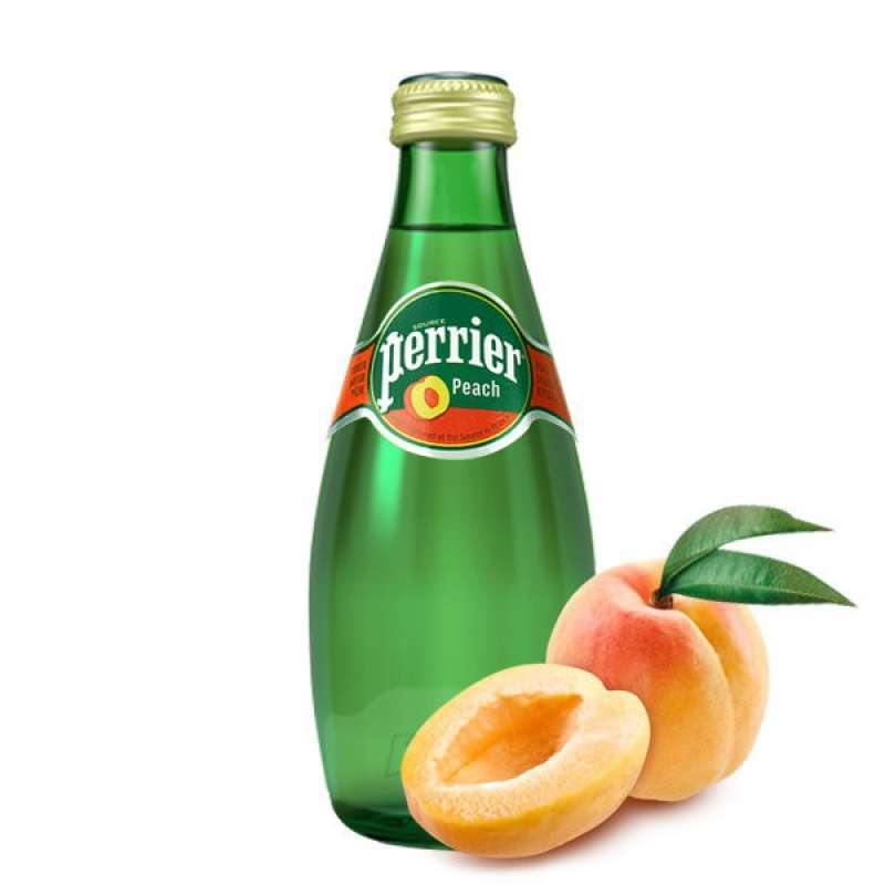 Jual Perrier Peach Sparkling Mineral Water 330ml di Seller Eomma Korea ...