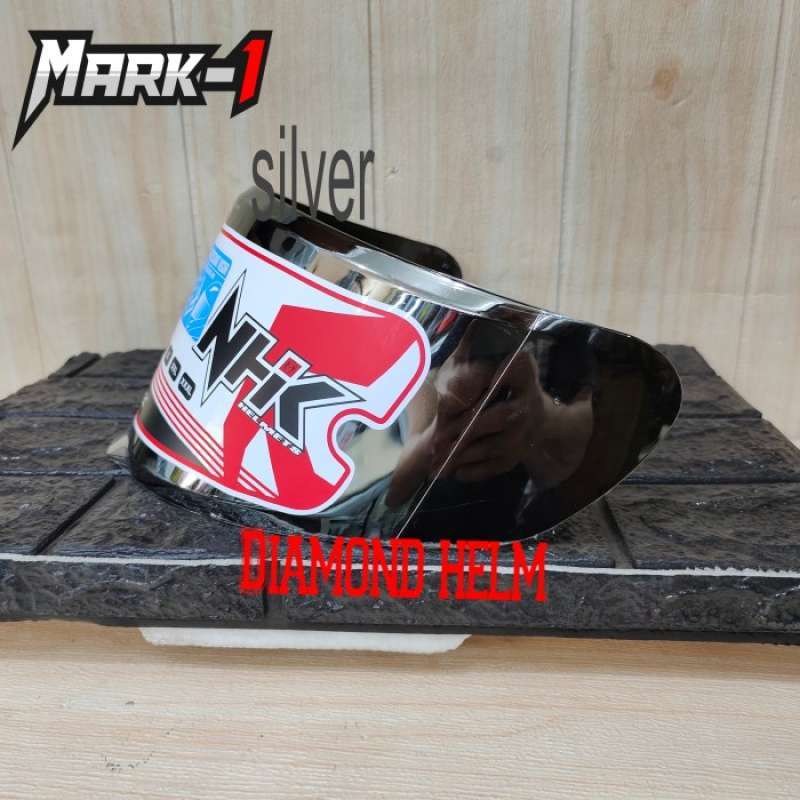 Promo KACA HELM FLAT VISOR NHK MARK-1 MARK-1 ELITE SILVER NHK - SEAESAW ...