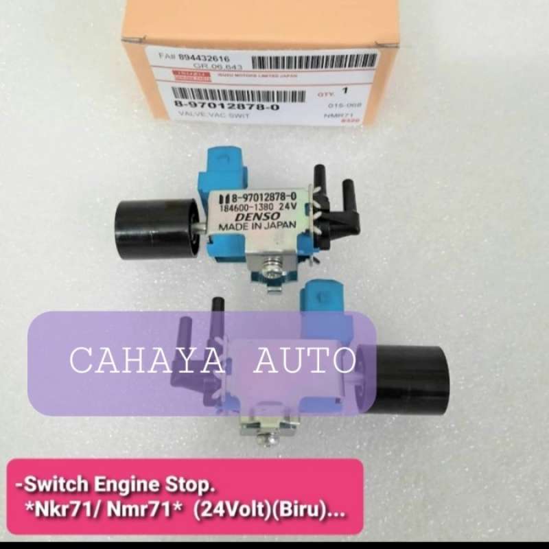 Promo switch engine stop switch pembunuh nkr71 nmr71 24v biru original ...