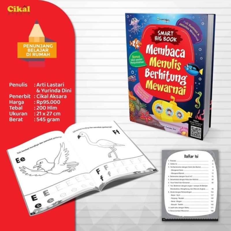 Promo Smart Big Book : Membaca, Menulis, Berhitung, Mewarnai Diskon 27% ...