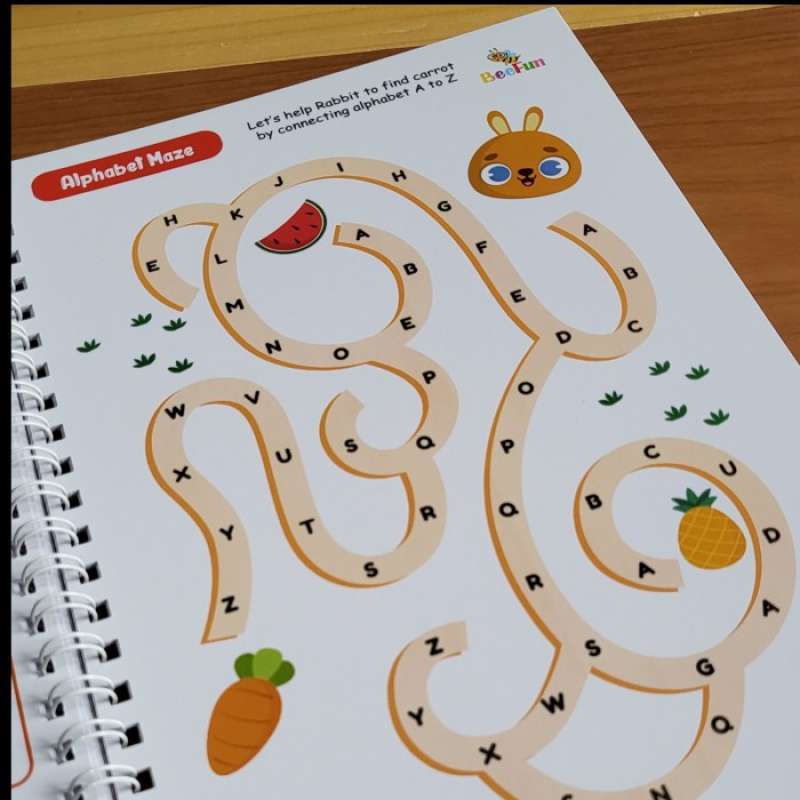 Promo Buku Edukasi Play & Learn Alphabet Series - Wipe Clean - Activity ...