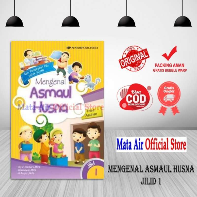 Promo Best Seller Original Mengenal Asmaul Husna Jilid 1 Erlangga Diskon 29% Di Seller Onic Shop ...