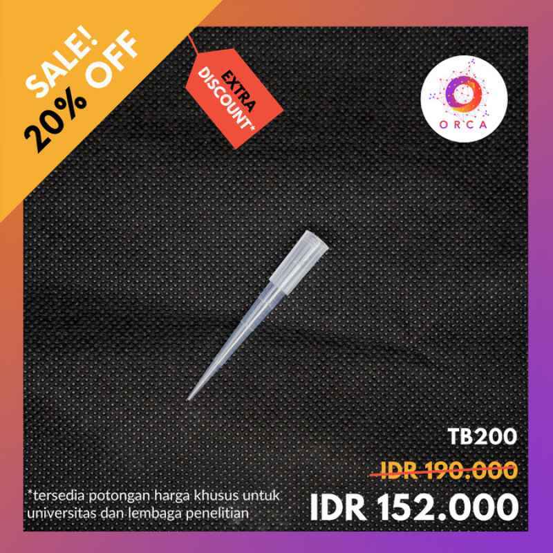 Promo Micropipette Tips 200 ul Bulk - Steril - Mikropipet Pipette Pipet ...