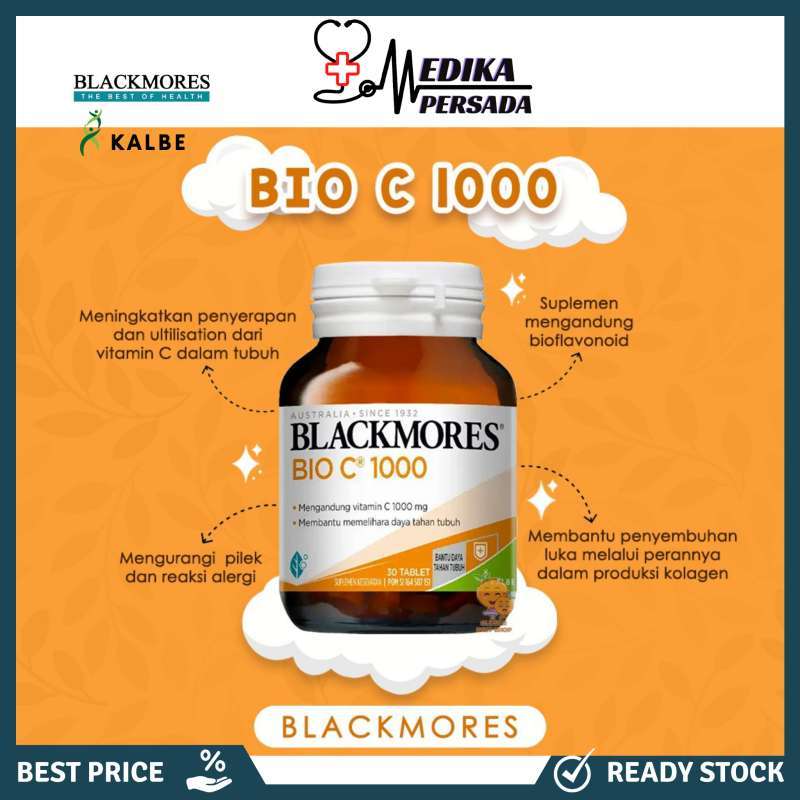 Jual Blackmores Bio C 1000 mg Vitamin C isi 30 Tablet di Seller ...