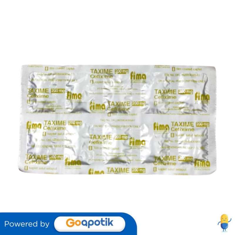 Jual Taxime 200 Mg Strip 10 Kaplet Di Seller Apotek Andalusia - Tanjung ...