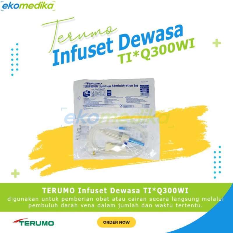 Jual Infuset Dewasa Terumo Infusion Set Adult Selang Infus Ti*q300wi ...
