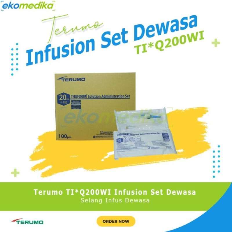 Jual Infuset Dewasa Terumo Infusion Set Adult Selang Infus Ti*q300wi ...