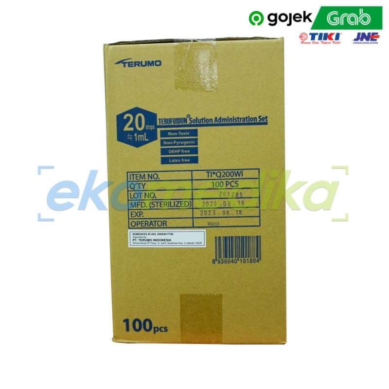 Jual Infuset Dewasa Terumo Infusion Set Adult Selang Infus Ti*q300wi ...