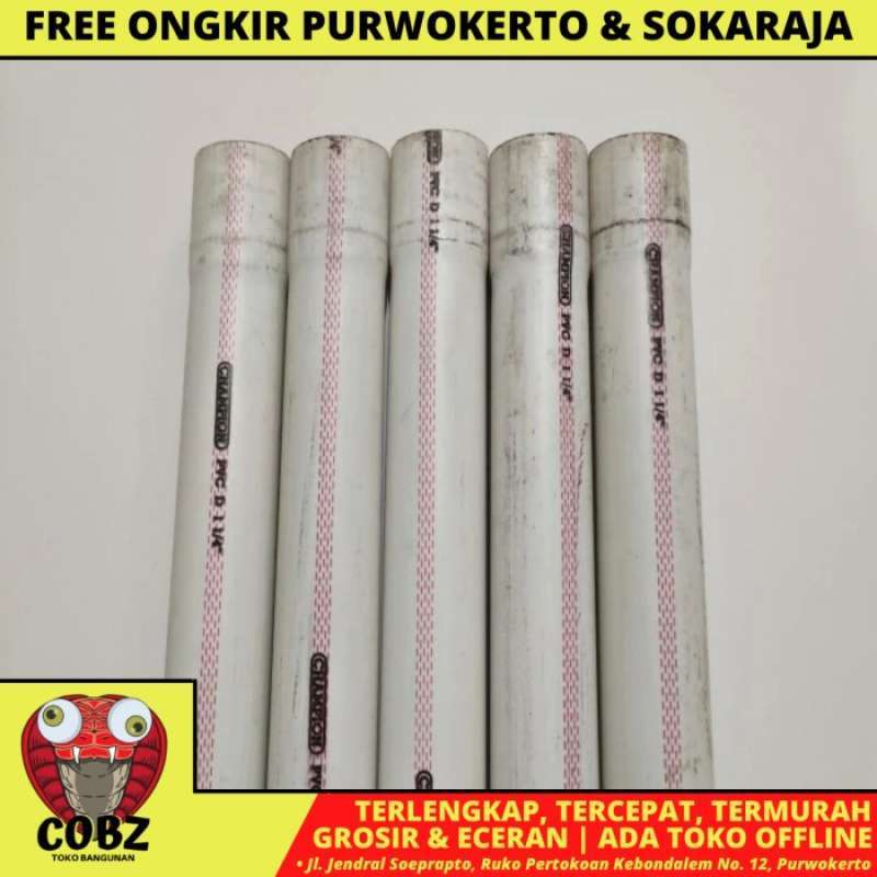 Jual 1 1/4 Inch / Champion D Lis Merah Pipa Pralon Paralon Pvc Per ...