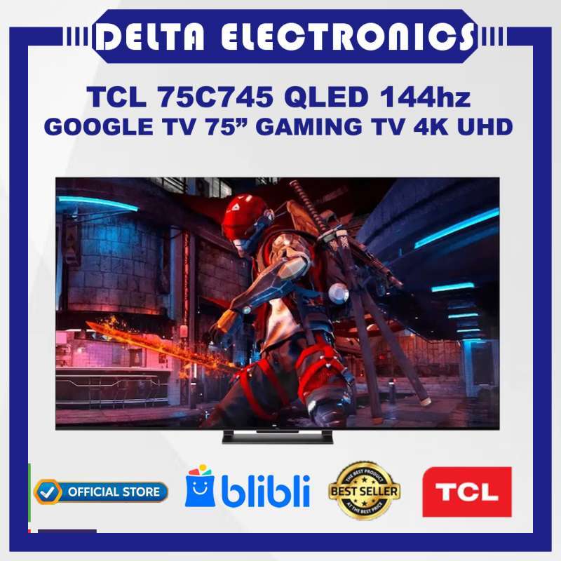 Jual Tcl 75c745 Qled Tv C745 Game Master Pro Vrr 144hz Dolby Vision Iq Di Seller Delta ...