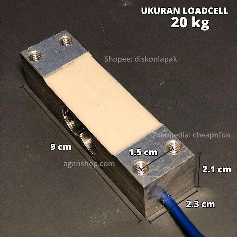 Jual Sensor Timbangan Digital Load Cell Loadcell 20Kg di Seller Imtech ...