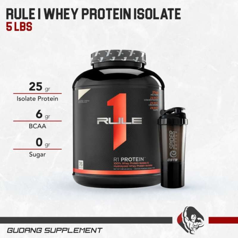 Promo Rule 1 Whey Protein Isolate 5 Lbs Ruleone Isolate Whey 72 ...