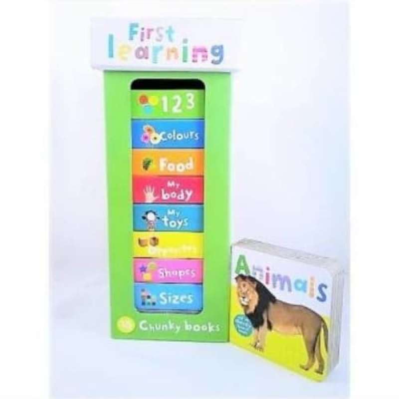 Jual Book Tower : First Learning / Book set / little library / mini ...