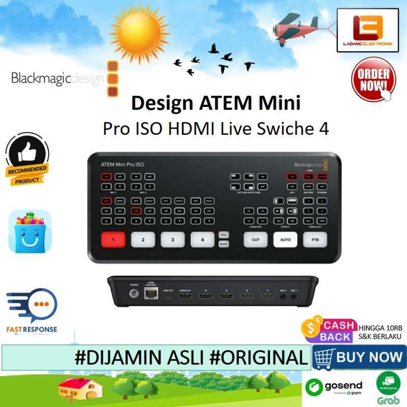 Jual Atem Mini 4 Channel Original Murah - Harga Diskon Mei 2024 | Blibli