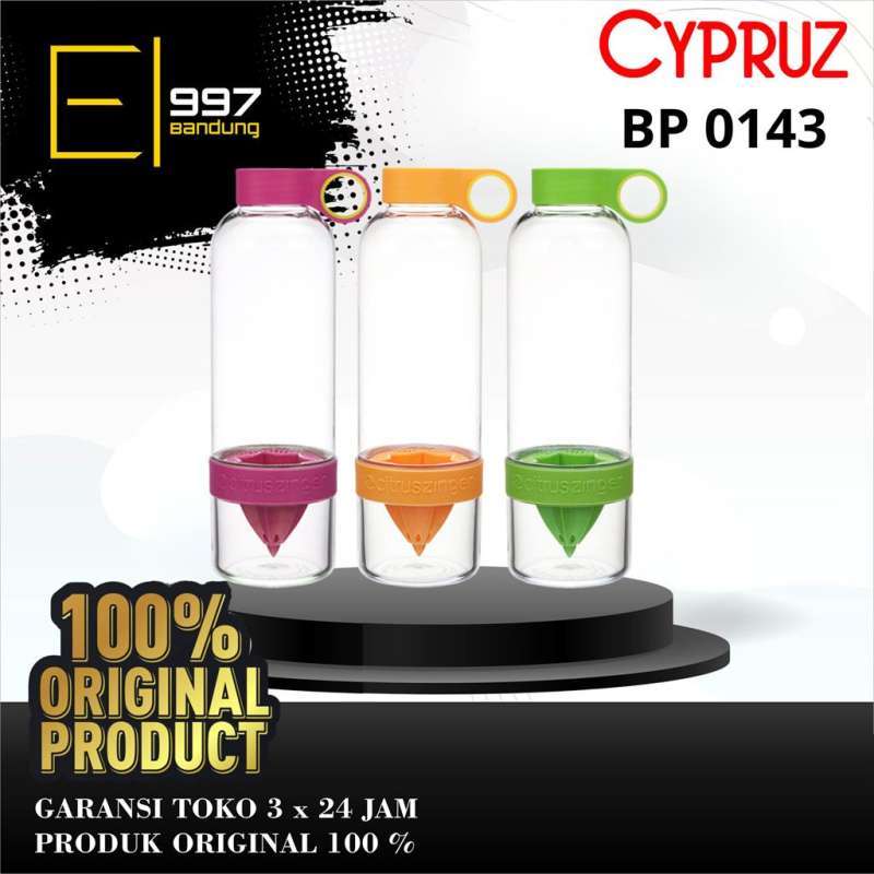 Promo CYPRUZ Botol Air BP-0143 / BP0143 Citrus Zinger BPA Free 800 ML ...