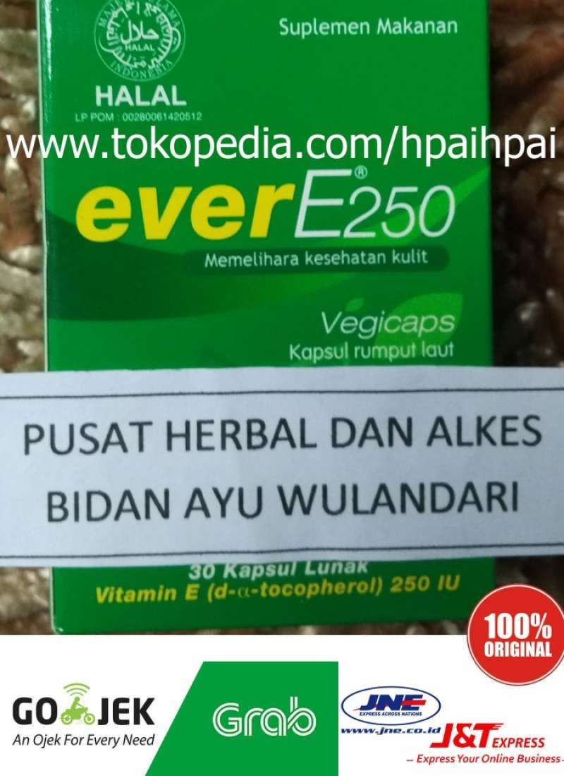 Promo Ever E 250 mg 30 Kapsul - untuk Kulit dan Kesuburan Diskon 33% di ...