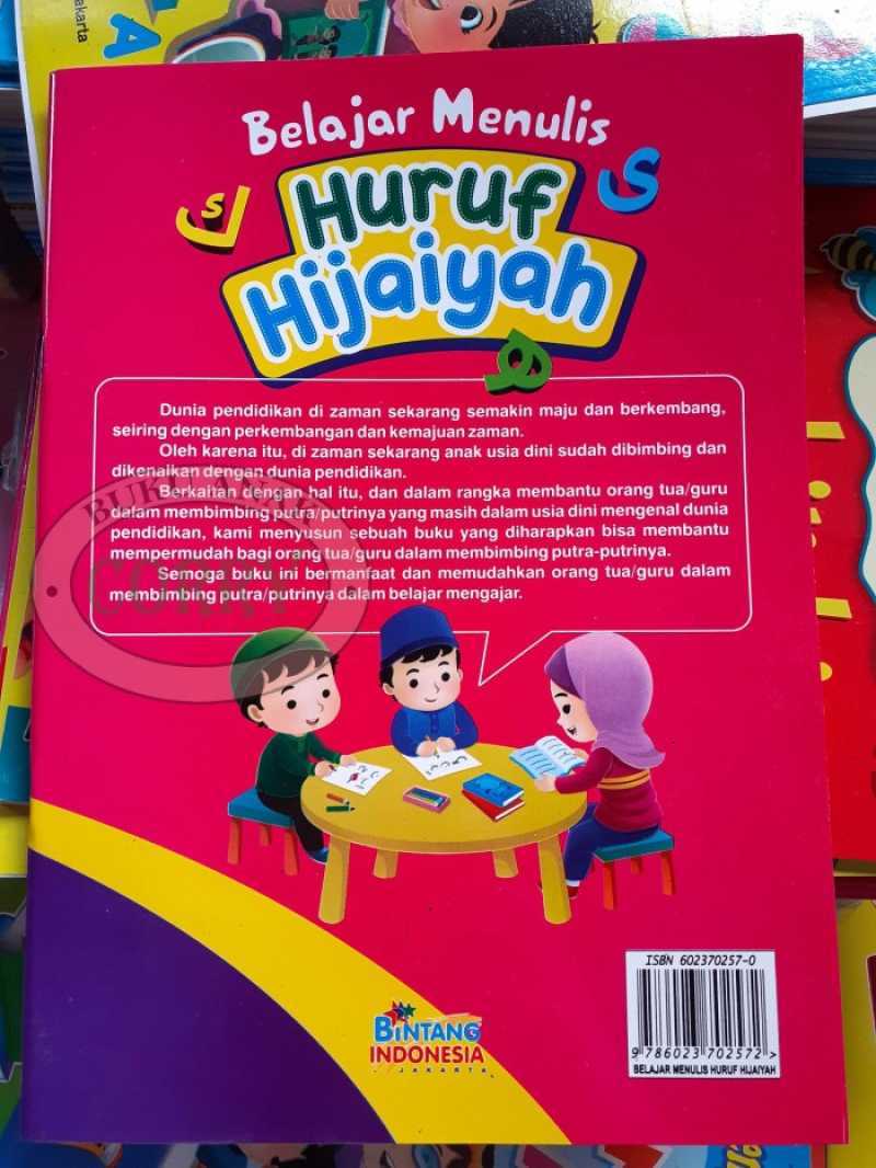 Promo Buku Edukasi Anak Belajar Menulis Huruf Hijaiyah Islam Tulisan ...
