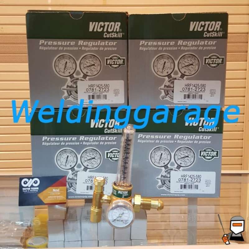 Promo Victor HRF 1425 - 580 Light Duty Flow Meter Nitrogen-Argon-Helium ...